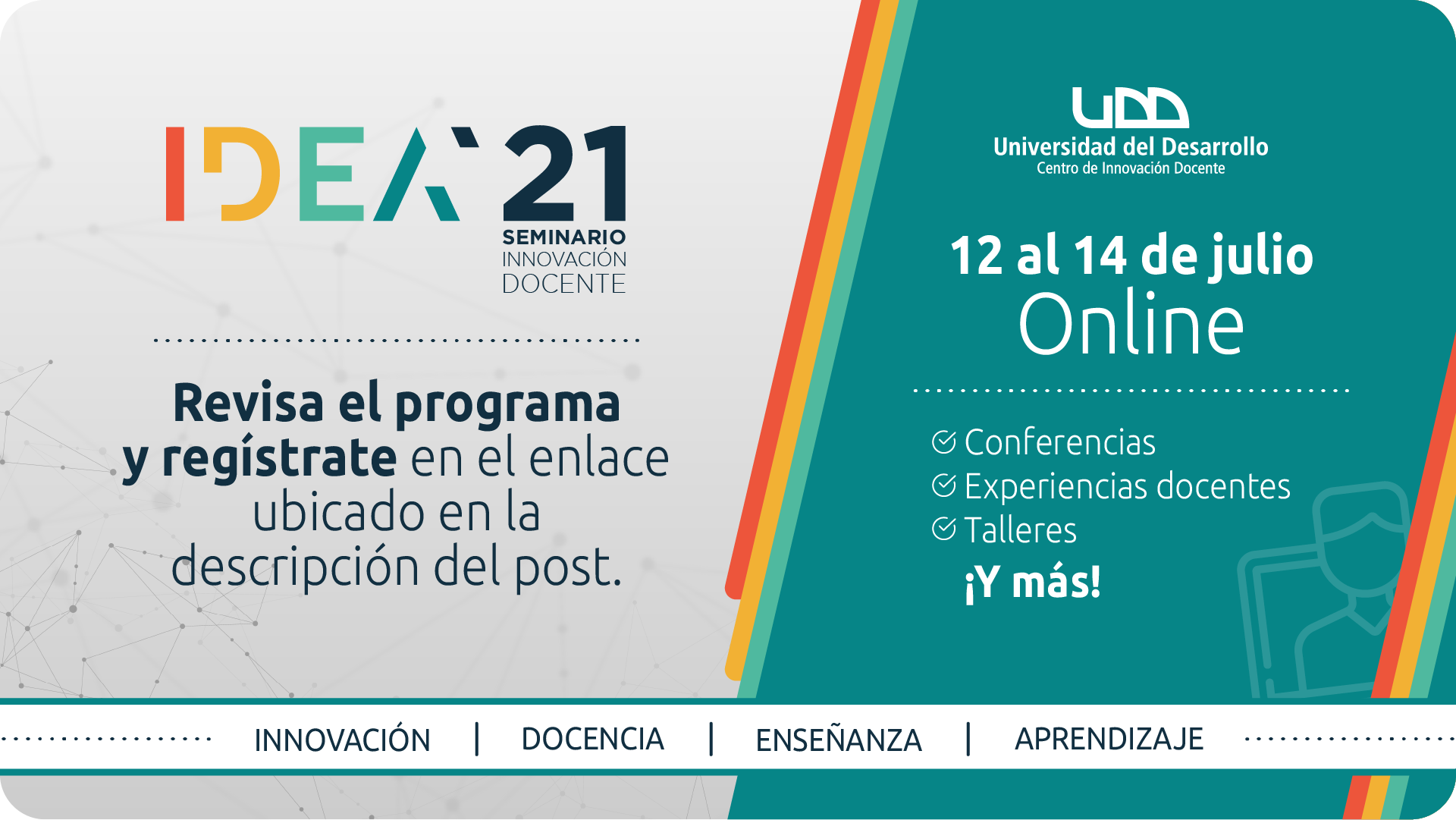 Seminario IDEA'21, ¡No te lo puedes perder! - Centro de Innovación Docente
